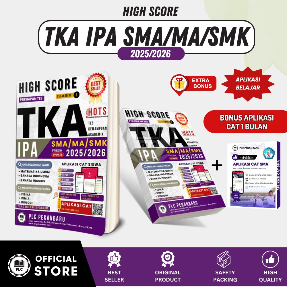 Jual Buku Tes Kemampuan Akademik (TKA) IPA 2026 SMA / MA /SMK Buku ...