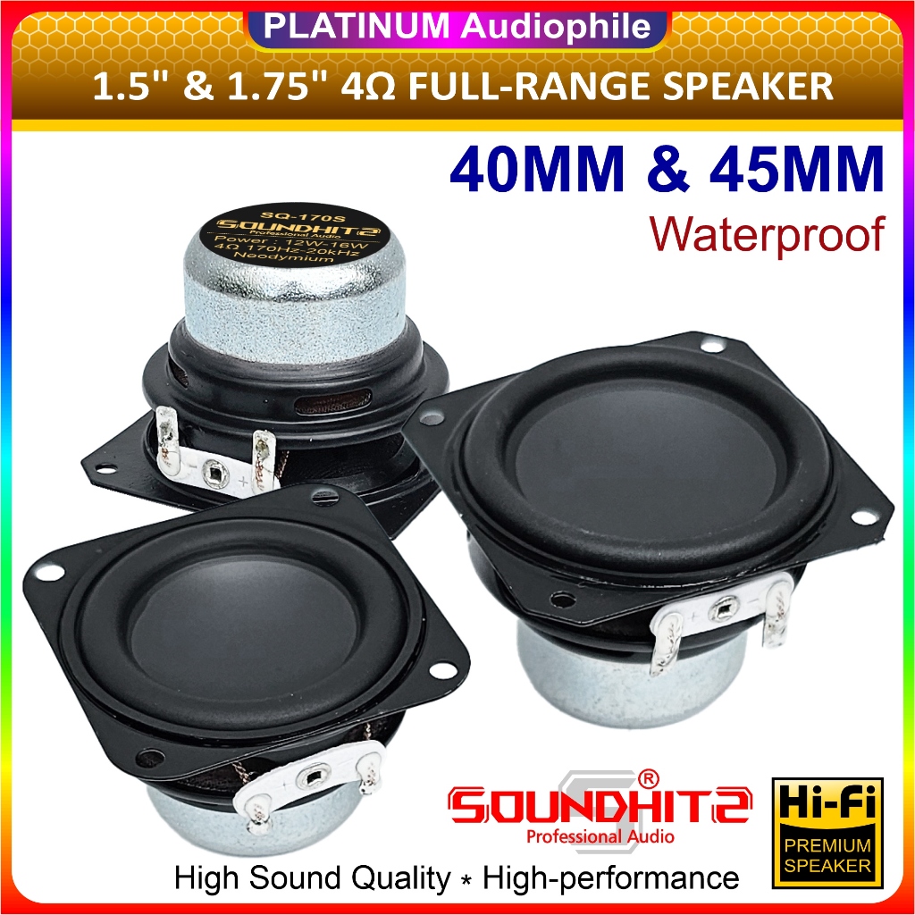 Jual Speaker 1.5 1.75 inch Fullrange 4 ohm High-end Speker 1.5" 1.75" Full Range SOUNDHITS SQ ...