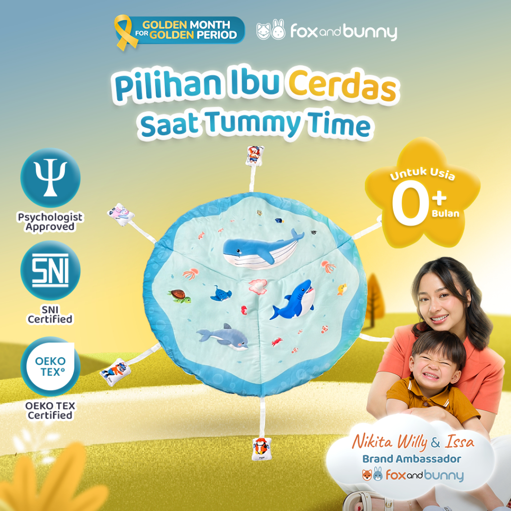 Jual Foxandbunny - Matras Sensori Bayi Edukasi Tummy Time Baby Sensory ...