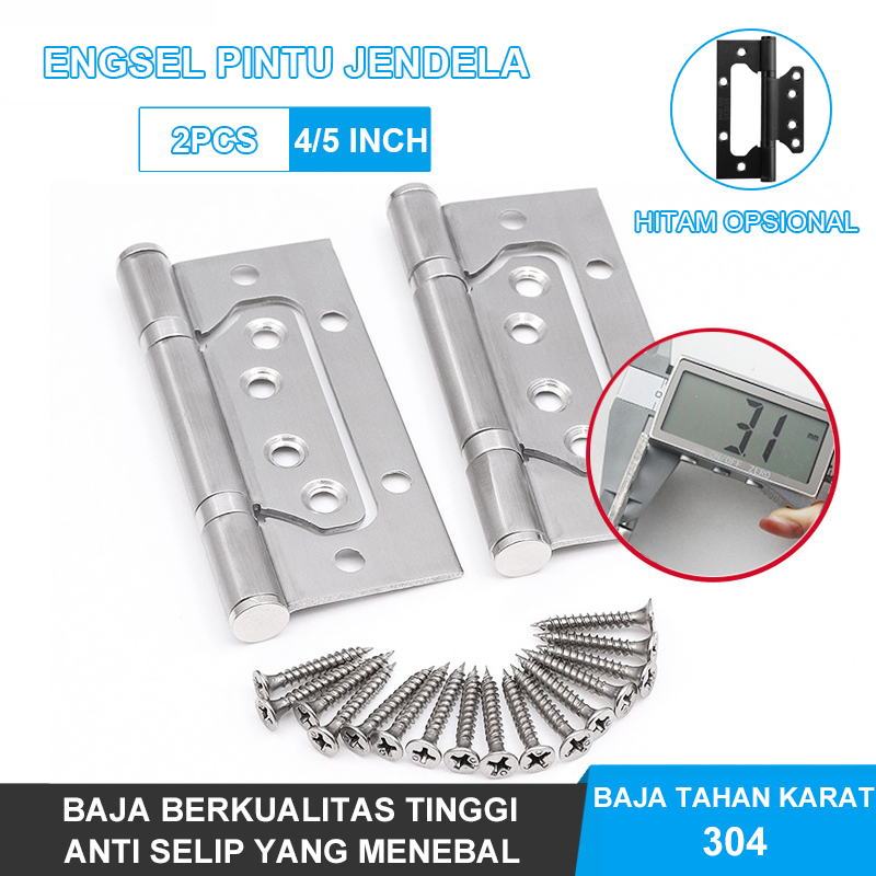 Jual Engsel Jendela/Pintu Aluminium 4" & 5" - Stainless Steel 304 Anti ...