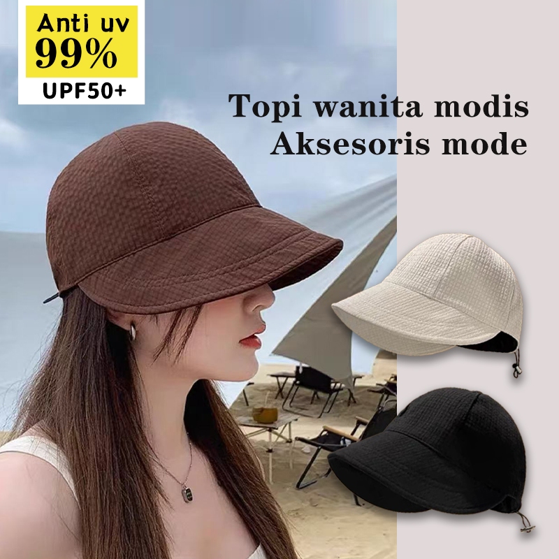 Jual Topi wanita topi pantai wanita Bernapas dan kekencangan yang dapat ...