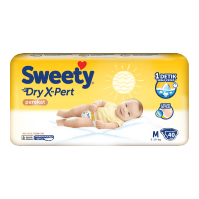 Jual Sweety Bronze Dry Xpert Comfort M 40 - Popok Perekat Ukuran M 40 ...
