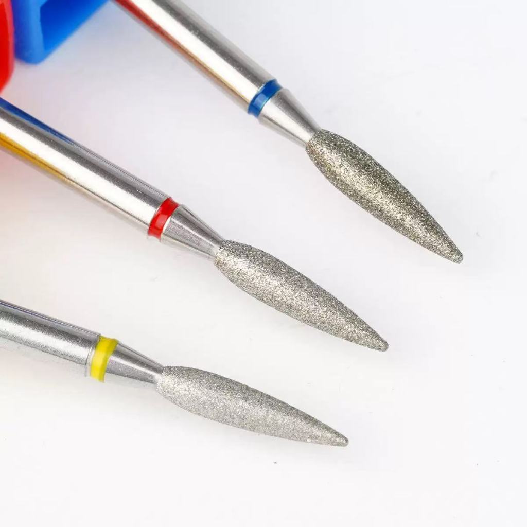Jual Diamond Flame Bits Ball Bits Frustum Bits Nail Art Drill Bits ...