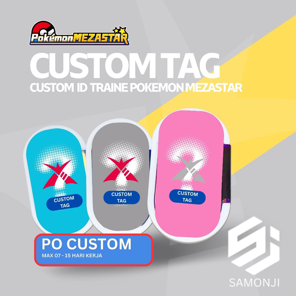 Jual POKEMON MEZASTAR CUSTOM ID TRAINER DIY MIXMATCH 4 QR / 3 QR / 2QR ...