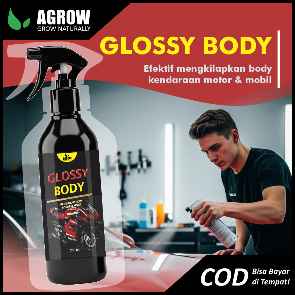 Jual Pengkilap Body Motor Mobil Glossy Body Polish Semi Coating Nano ...