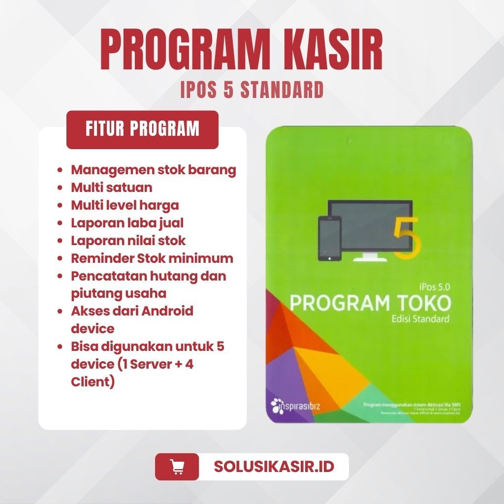 Jual Program Kasir IPOS 5 Edisi Standard | Shopee Indonesia