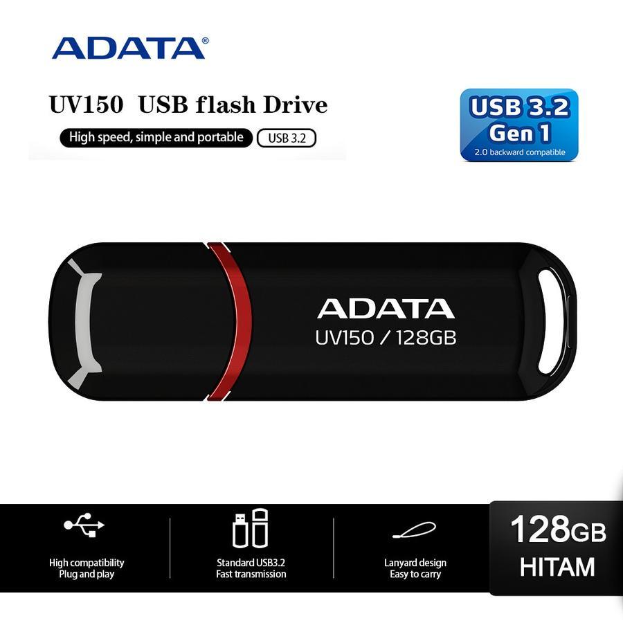 Jual FLASHDISK ADATA UV150 64GB 128GB USB 3.2 / UFD 64 GB 128 GB ADATA ...