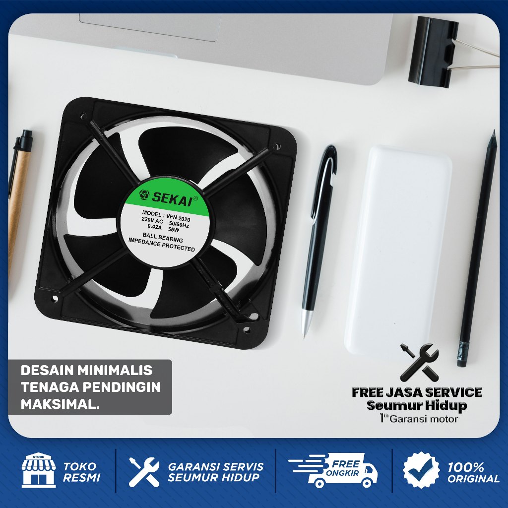 Jual SEKAI Cooling Fan Kipas Angin Sirkulasi Pendingin Komputer Laptop ...