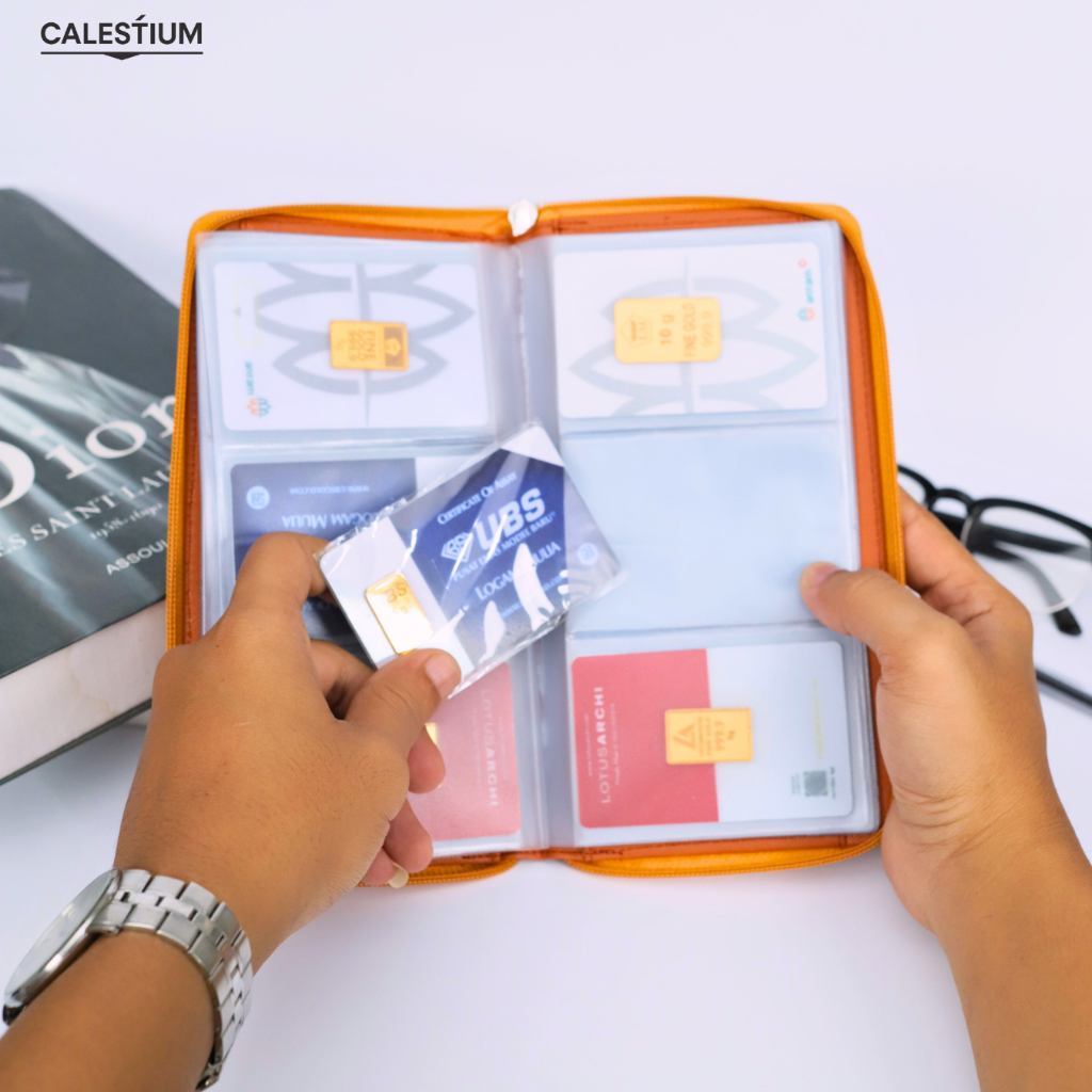 Jual Calestium - Dompet Emas Logam Mulia Album Antam Tempat Penyimpanan ...
