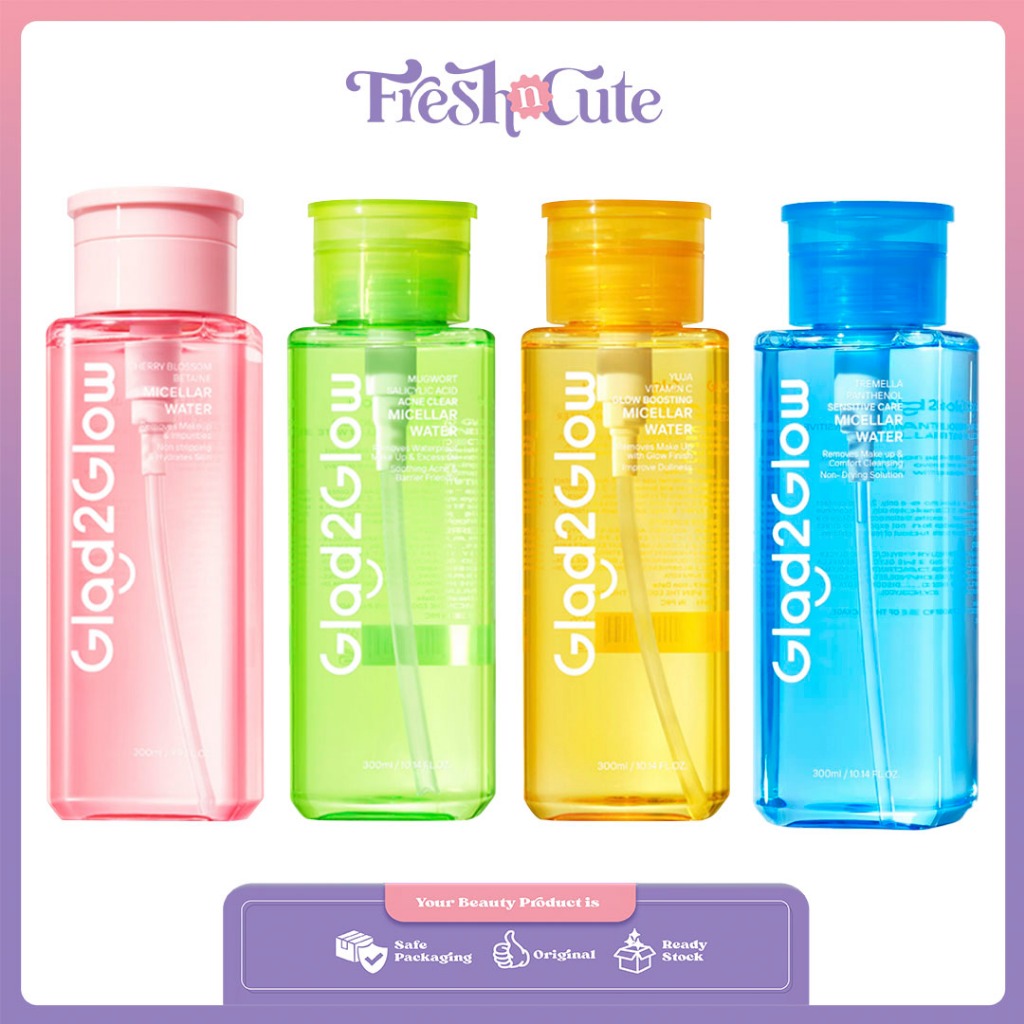 Jual GLAD2GLOW - G2G Cherry Blossom Betaine Micellar Water | Shopee ...