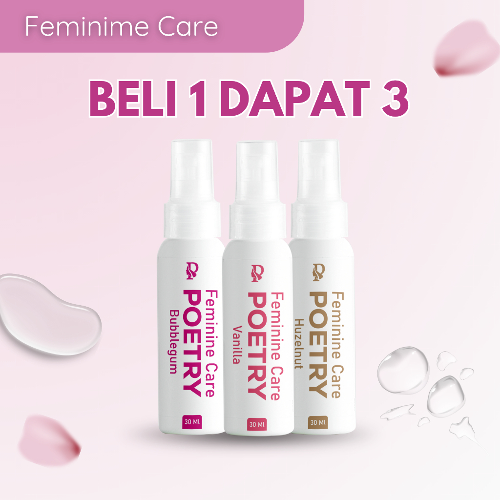 Jual POETRY Paket Bundling Sweet Aromatic Feminine Care Spray 3 Pcs ...