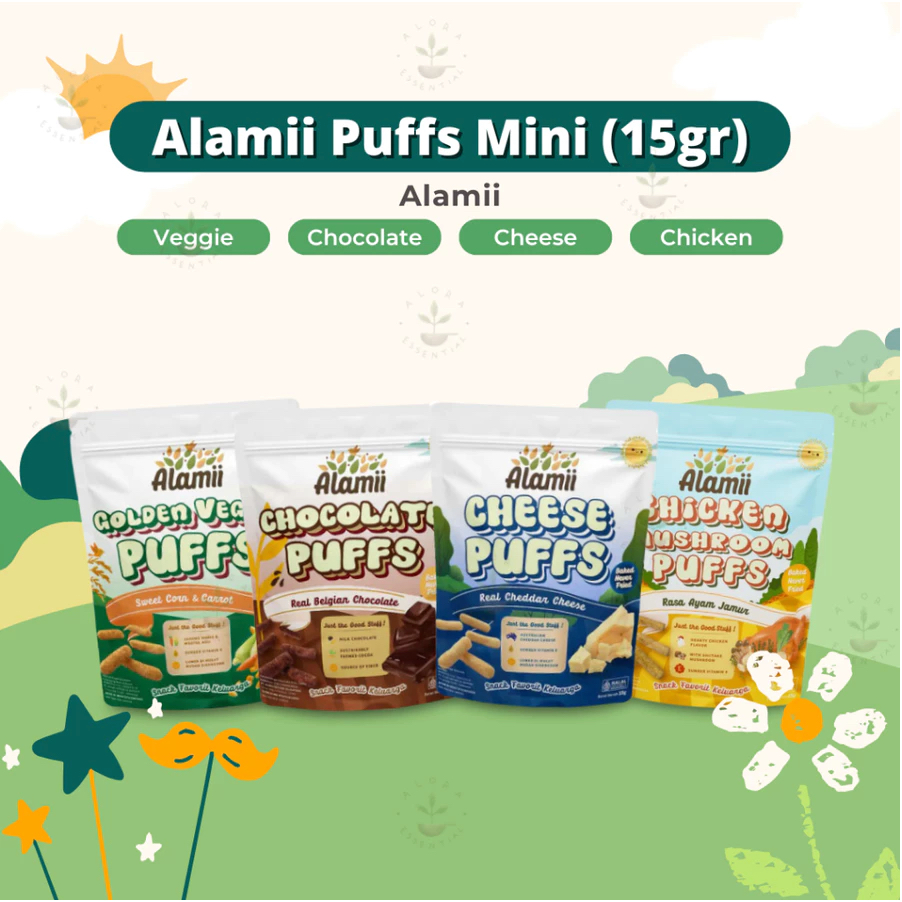 Jual MINI Alamii Puff MINI 15 gram - Snack Bayi - Cemilan Bayi ...