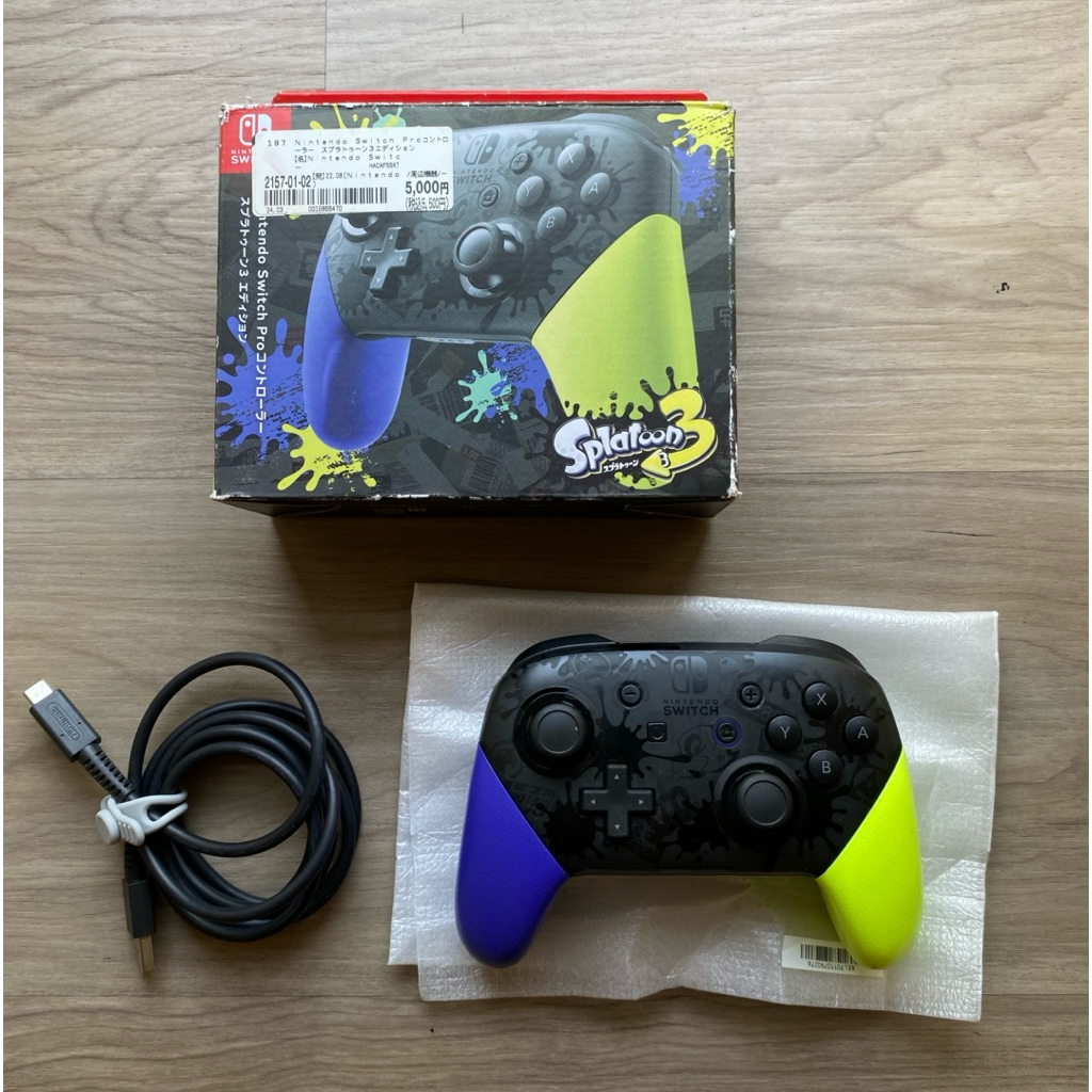 Jual Nintendo Switch Pro Controller – Splatoon 3 Edition (Preloved ...