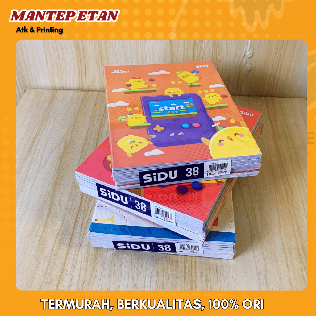 Jual BUKU TULIS SIDU 32,38,58 LEMBAR (1 Pack) | Shopee Indonesia