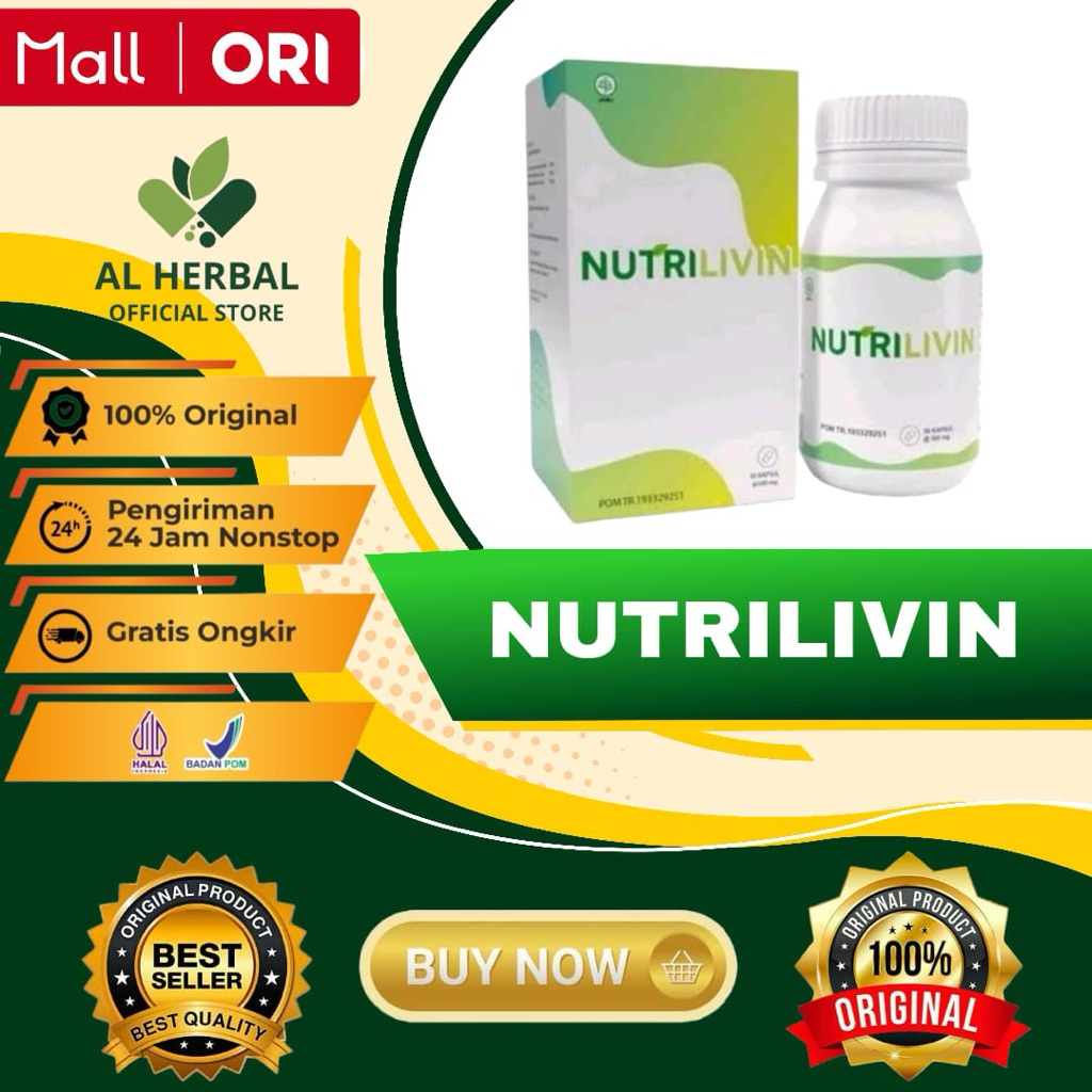 Jual NUTRILIVIN 100% ORIGINAL OBAT HERBAL PEMBASMI PARASIT CACING ...