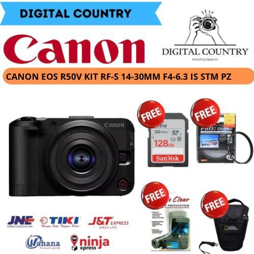 Jual CANON EOS R50V KIT RF-S 14-30MM F4-6.3 IS STM PZ / CANON R50V KIT ...