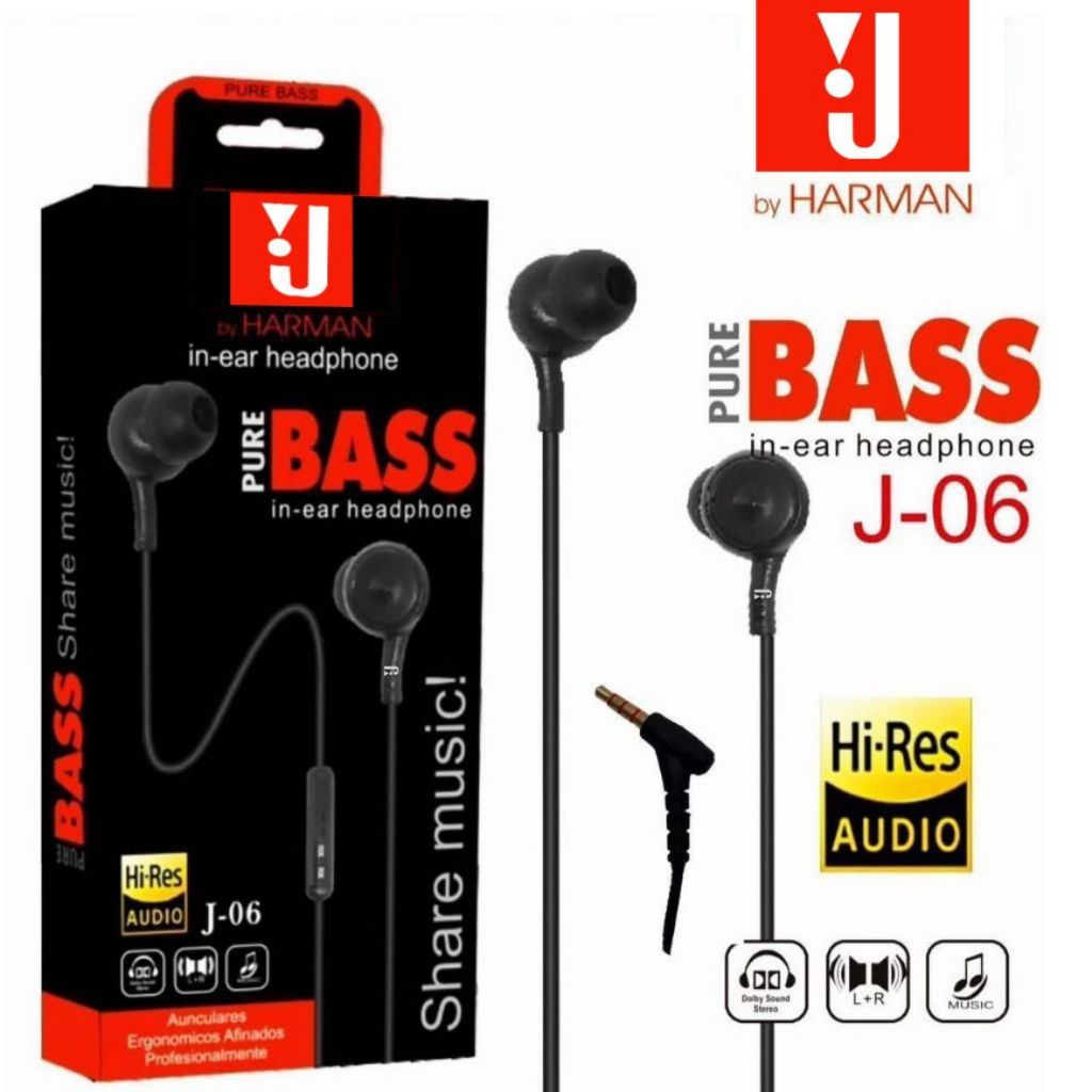 Jual J-06 / J06 Handset / Headset H/F / HiFi Handsfree Earphone Series ...