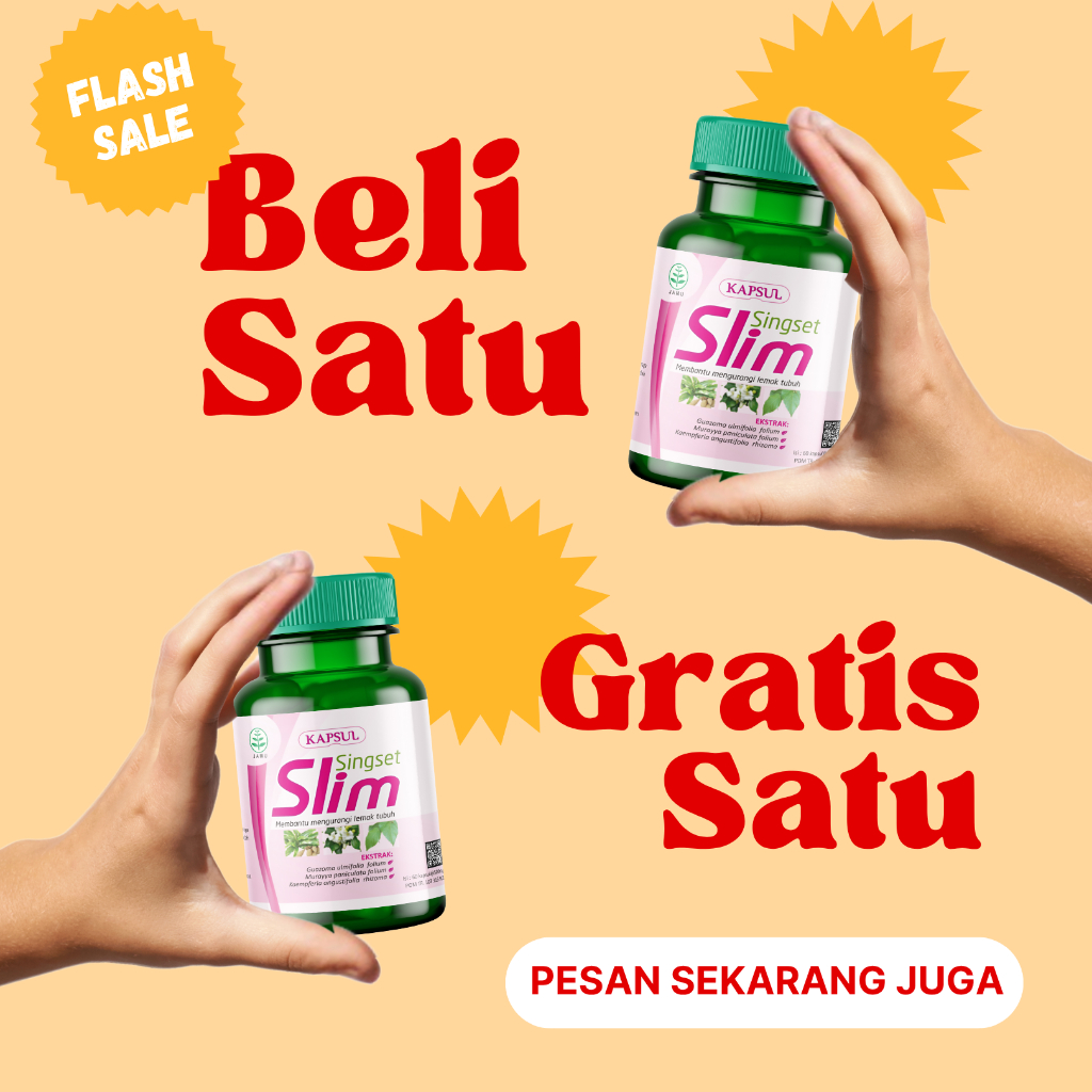 Jual Singset Slim Obat Herbal Pelangsing Penurun Berat Badan 60 Kapsul ...