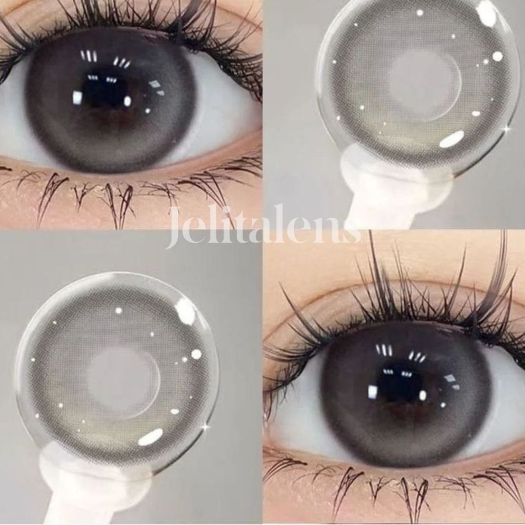 Jual J107 Softlens Abu - Abu Grey Natural Korean Look 14,5 MM Normal ...