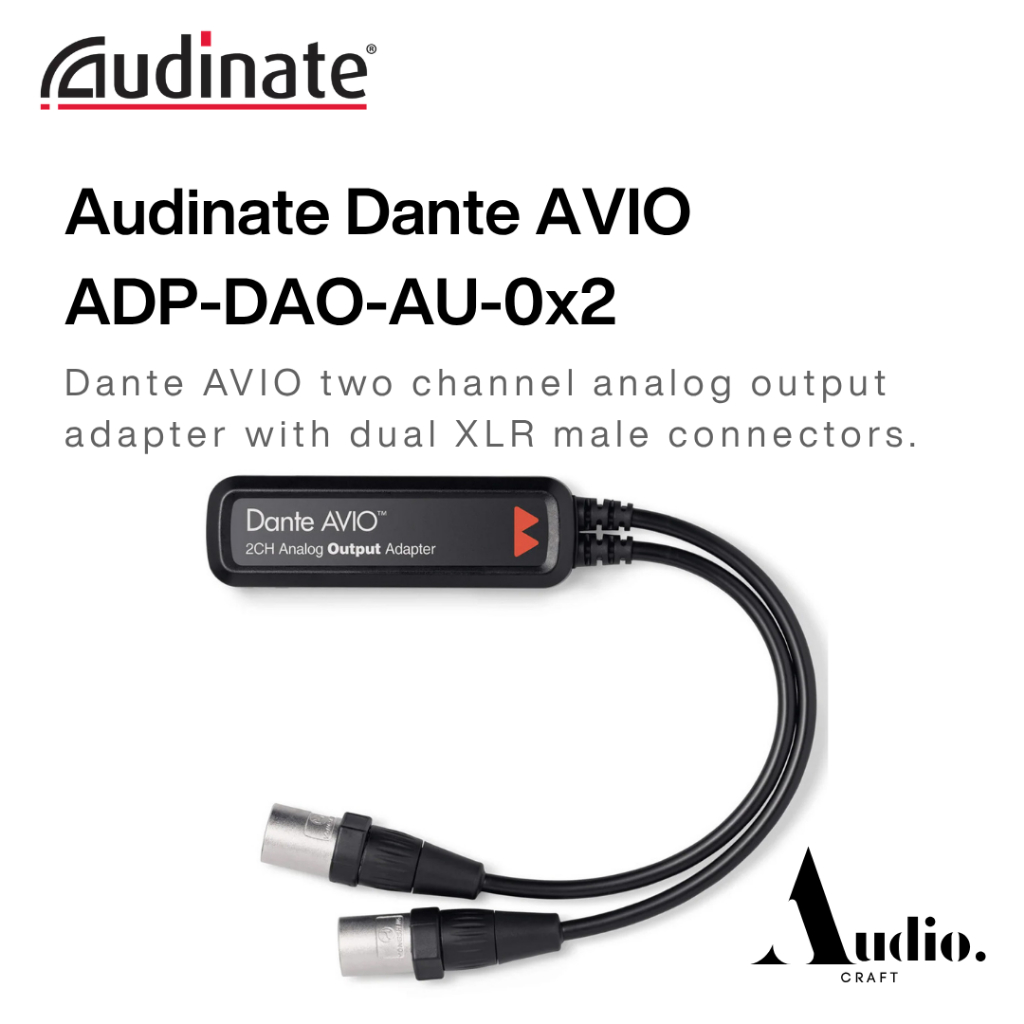 Jual AUDINATE Dante AVIO Analog Output (ADP-DAO-AU-0X2) | Shopee Indonesia