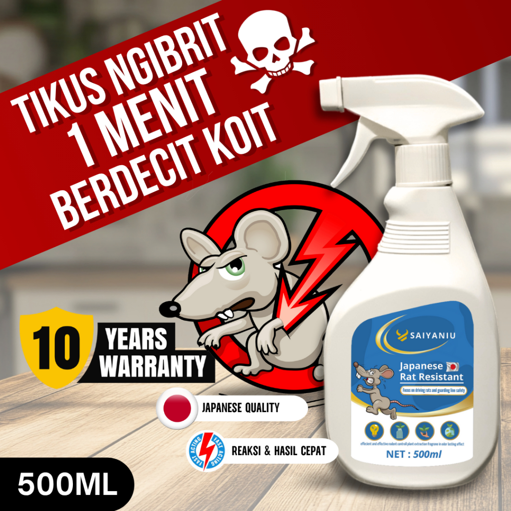 Jual Pembasmi Tikus Ampuh JAPANESE RAT RESISTANT Solusi basmi tikus ...