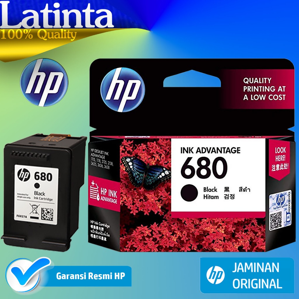 Jual Tinta HP Cartridge 680 HP680 / Catridge 682 HP682 Original ...