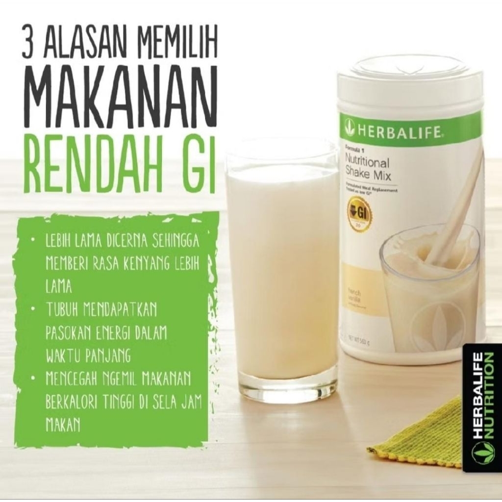 Jual Promo Turun Berat Badan Shake Vanila F1 Membantu Mengikat ...