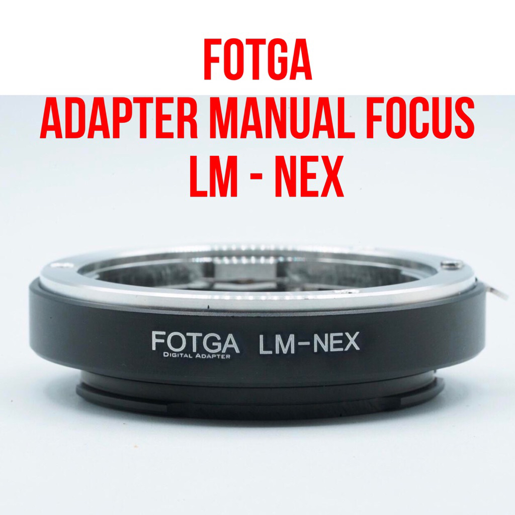 Jual Fotga Lens Adapter | LM - NEX | Lensa LEICA M Lenses to Body ...