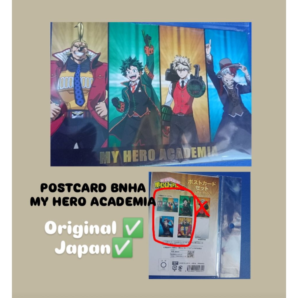 Jual BAKUGOU KATSUKI post card Izuku midoriya Todoroki Shoto post card ...