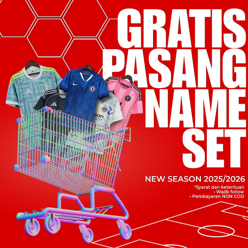 Jual ( TIDAK BISA COD ) PROMO GRATIS NAMSET JERSEY BAJU BOLA PRIA ...