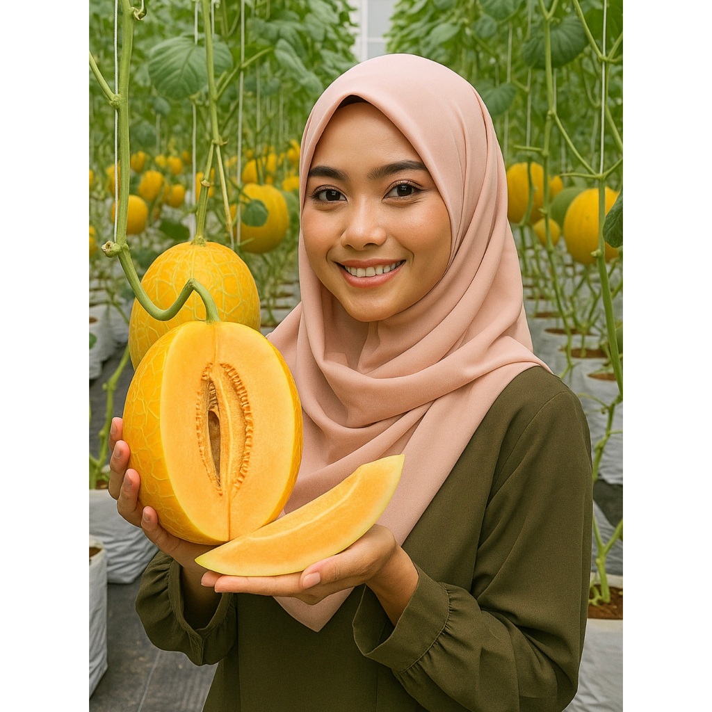 Jual Melon Premium Hidroponik Organik The Perfect Sweetnet Kirin Melon ...