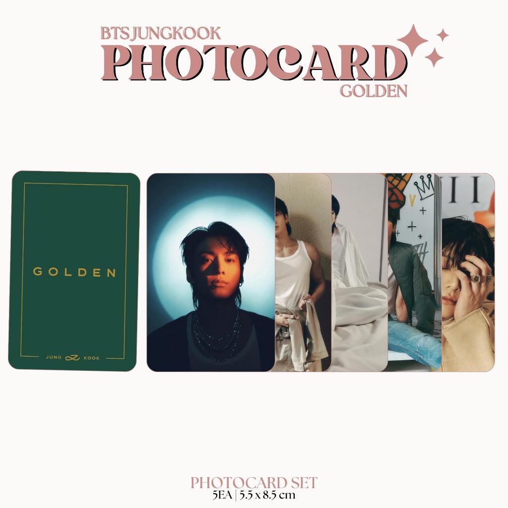 Jual PHOTOCARD BTS GOLDEN 2SISI 7 PCS KPOP UNOFFICIAL RM JIN SUGA JHOPE ...
