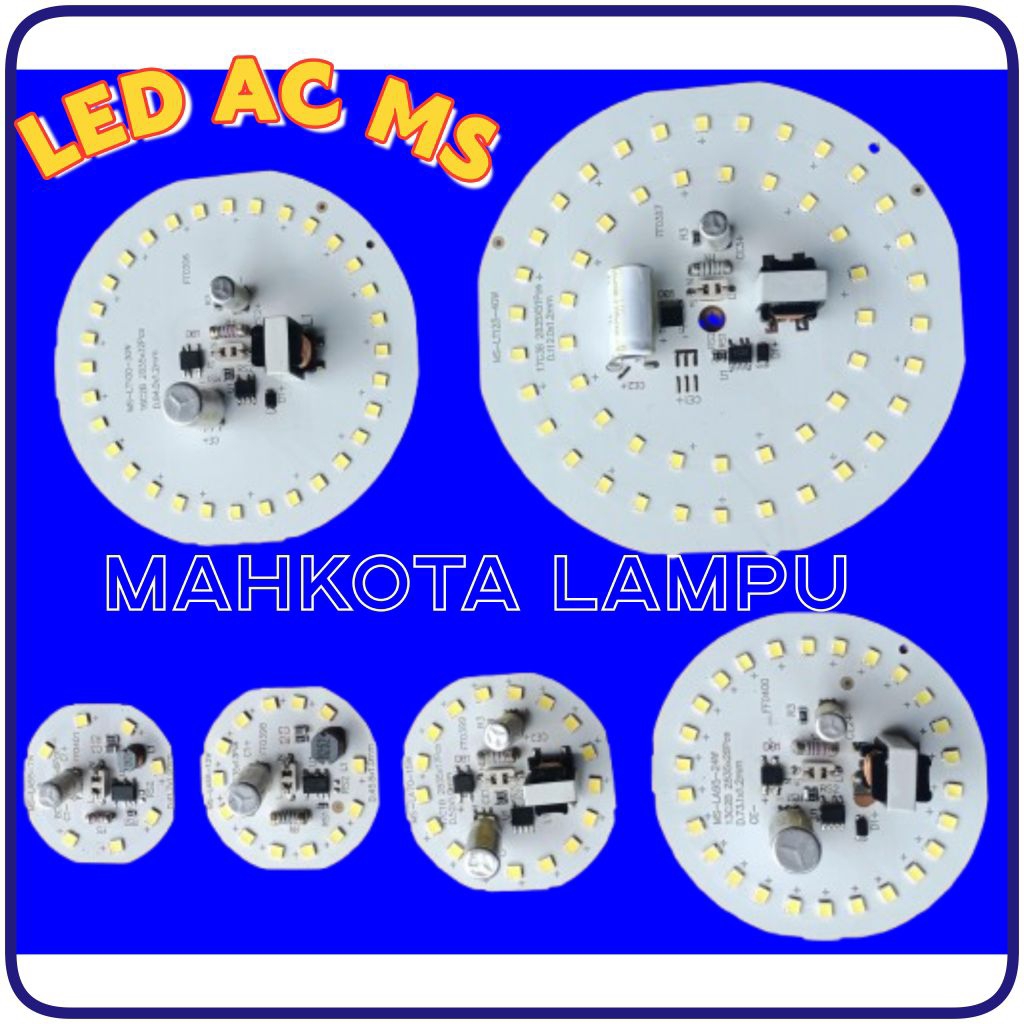 Jual PCB LAMPU LED AC 7W 12W 15W 24W 30W 40W MS | Shopee Indonesia