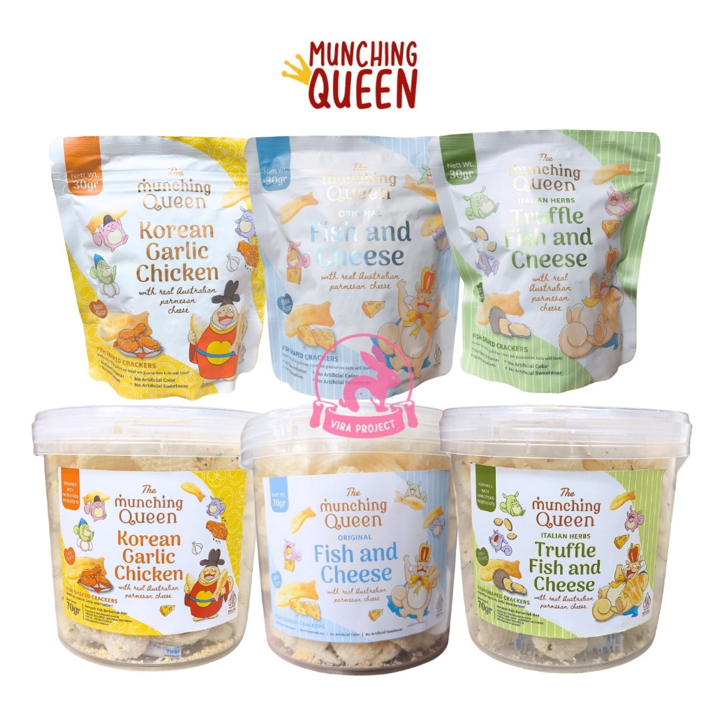 Jual 12+ MUNCHING QUEEN FISH AND CHEESE/POTATO CHIPS / CEMILAN ANAK / KERUPUK ANAK / KERIPIK ...