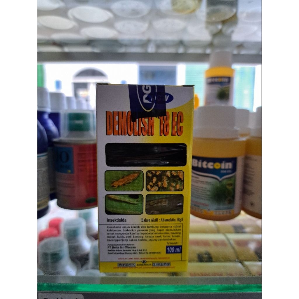 Jual INSEKTISIDA DEMOLISH 18 EC 100 ML - ABAMEKTIN 18 EC KUTU KABUR ...