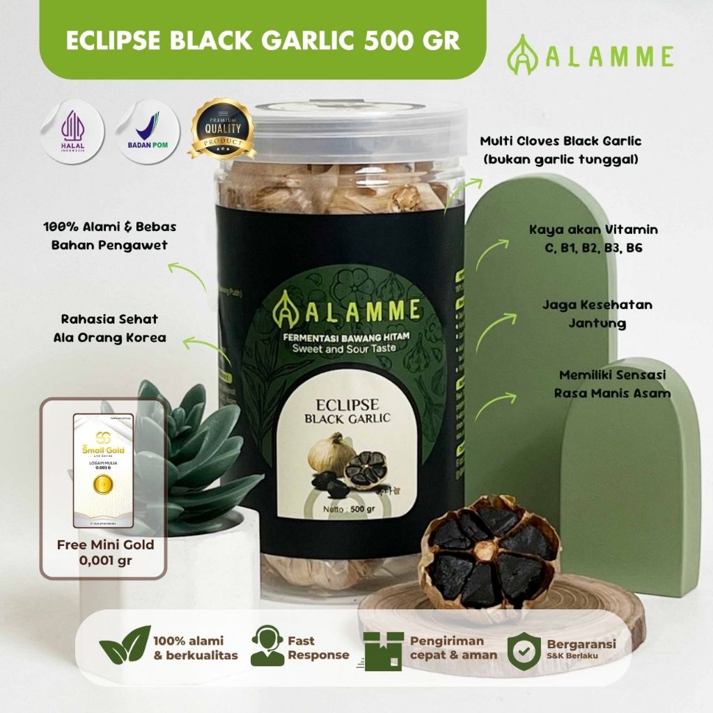 Jual Alamme - Black Garlic Eclipse (Multiclove) Alamme 500 Gram ...