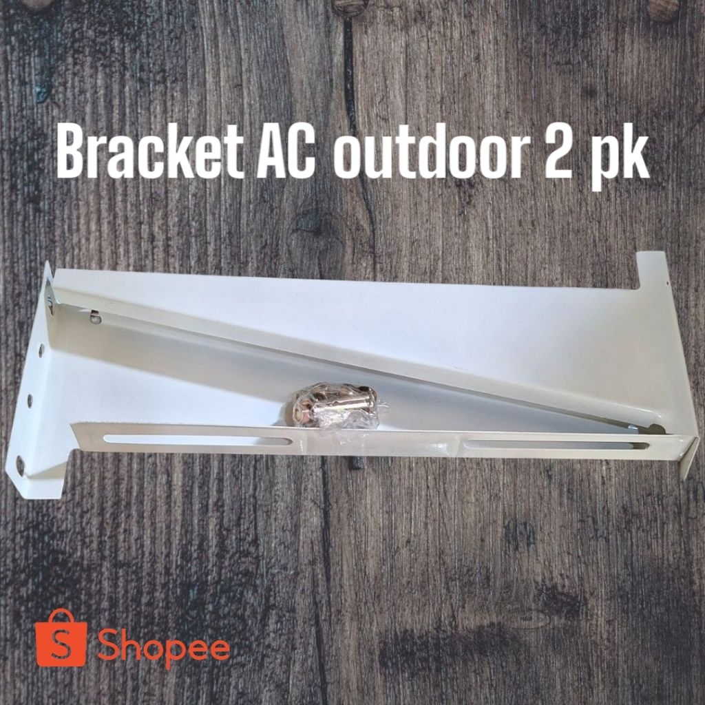 Jual Bracket AC outdoor 2 Pk lengkap dengan dynabolt dan baut | Shopee ...