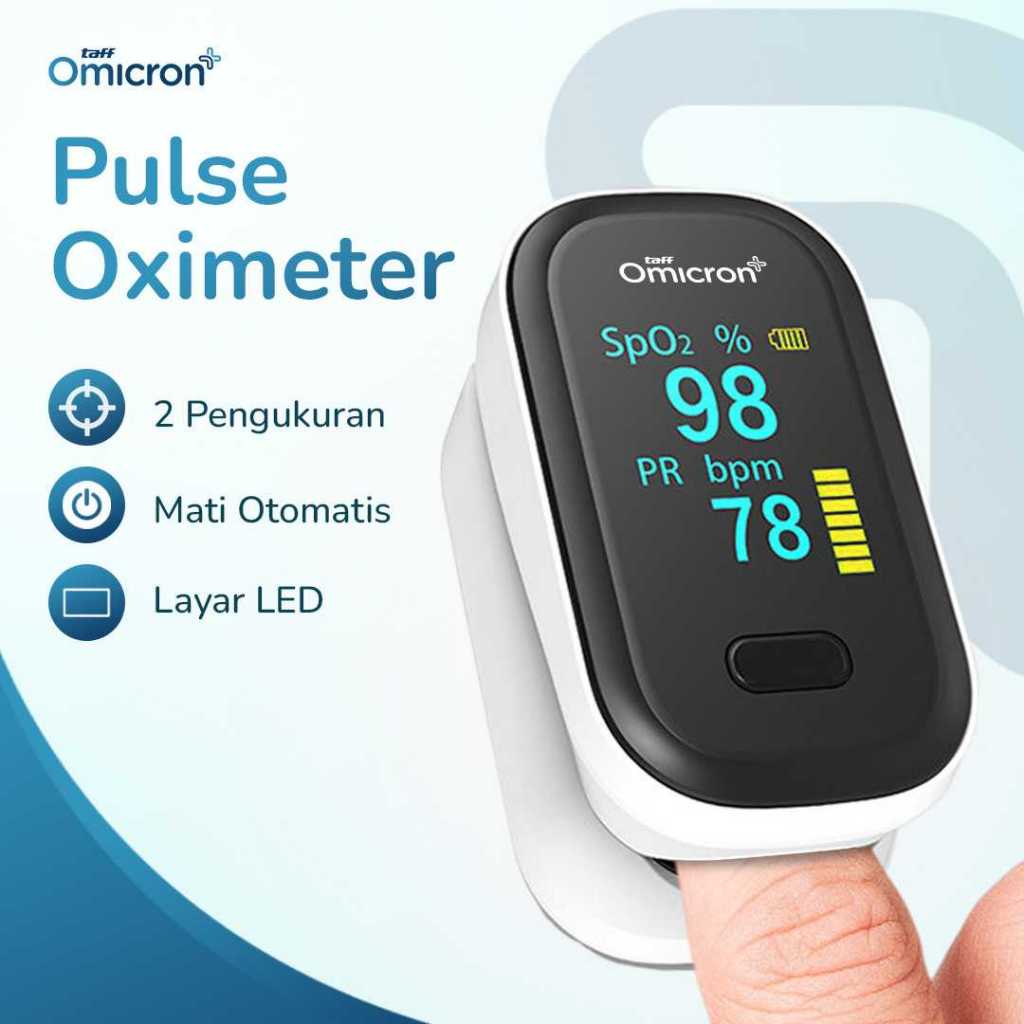 Jual TaffOmicron Fingertip Pulse Oximeter Alat Ukur Saturasi Oksigen ...