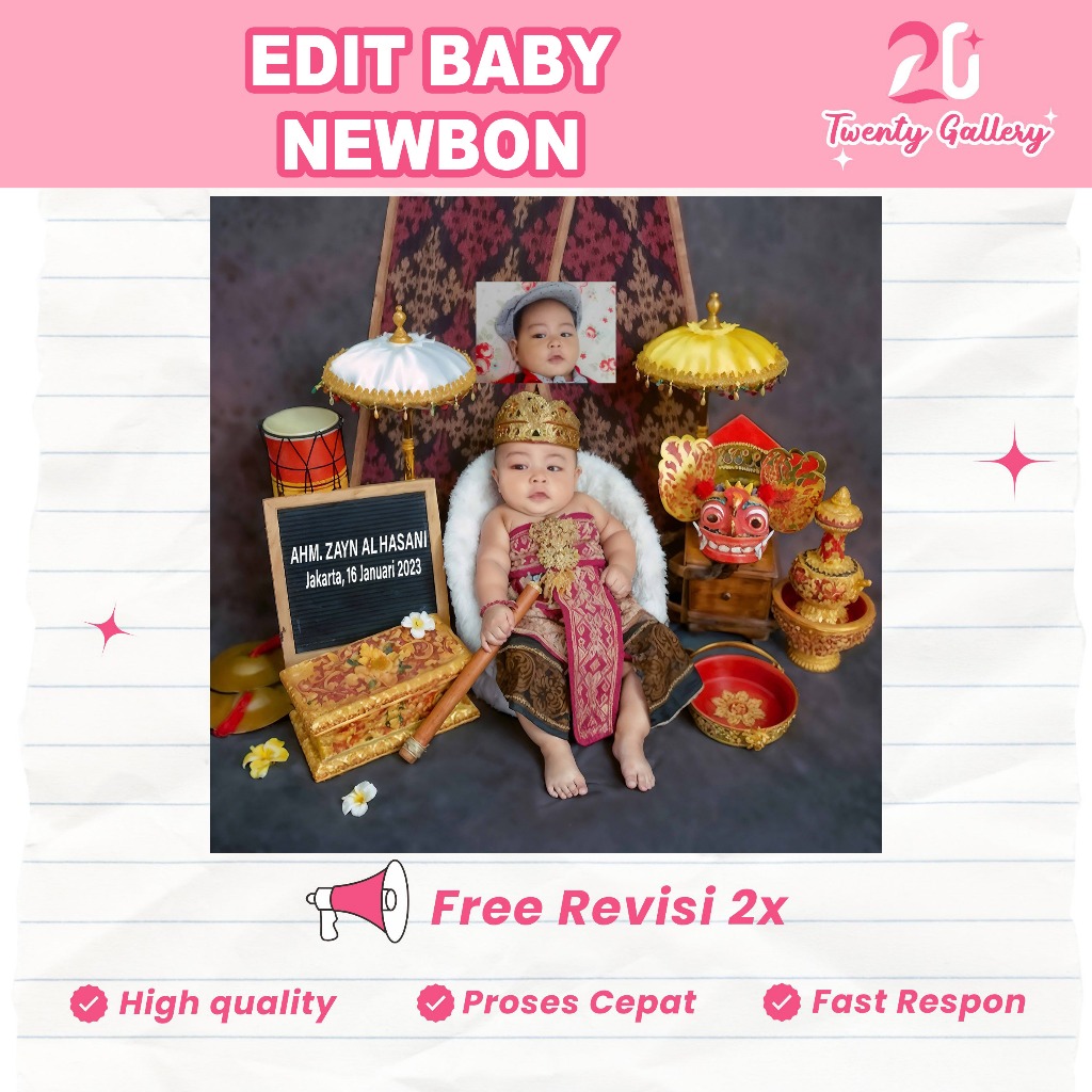 Jual EDIT BABY NEWBORN/FOTO STUDIO BAYI/FOTO BABY/EDIT PROFESIONAL/EDIT ...