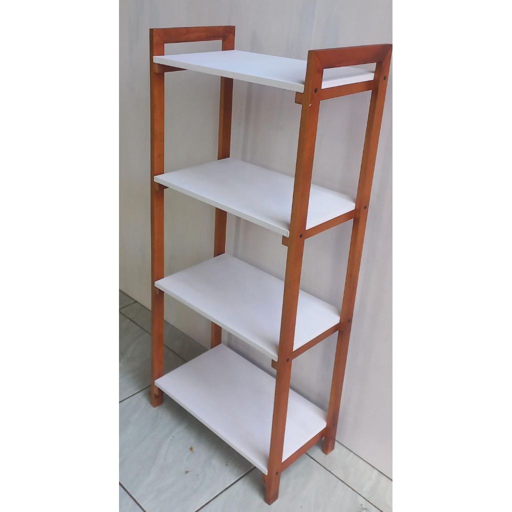 Jual Rak Tingkat Kayu 4 Susun, Rak Kayu Serbaguna, Rak Susun Aesthetic ...