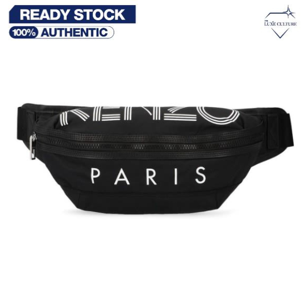 Jual Kenzo Paris Black Waistbag / Tas Branded Original | Shopee Indonesia