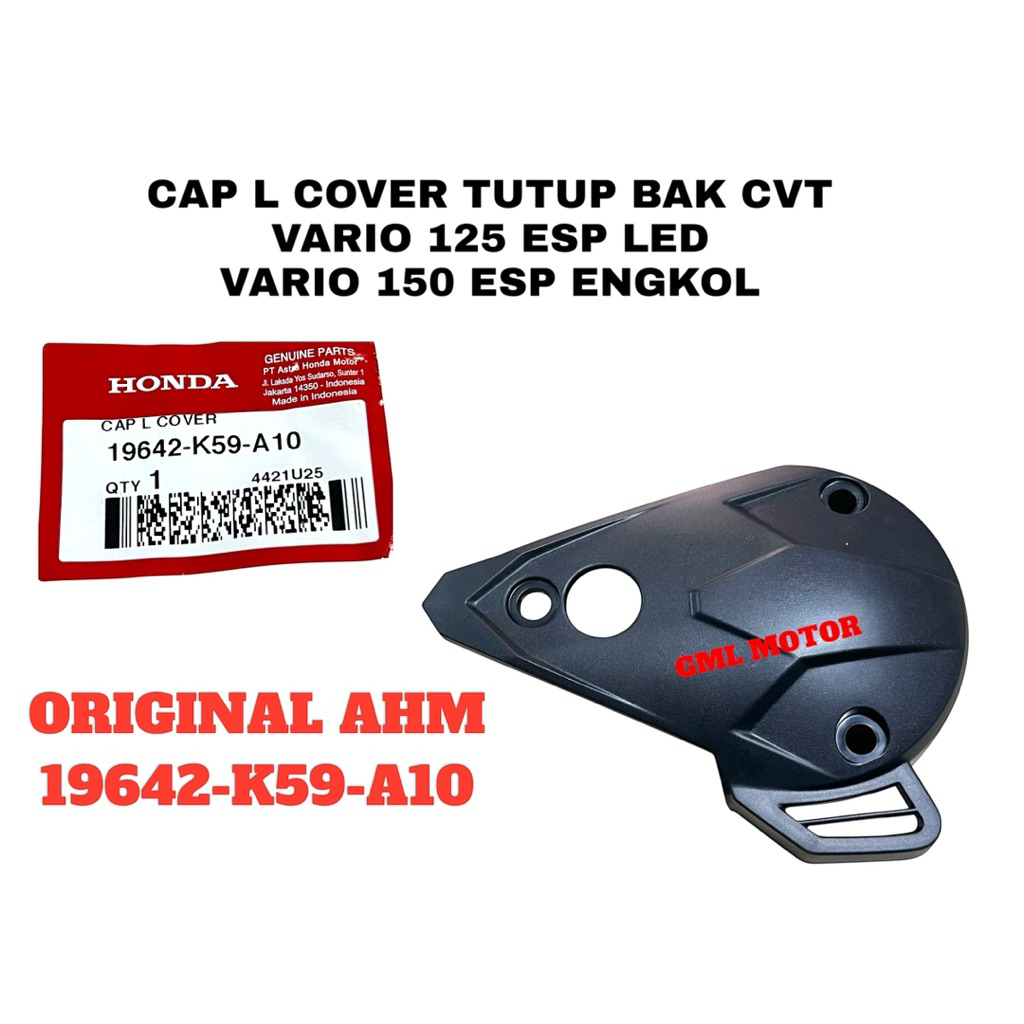 Jual CAP L COVER TUTUP BAK CVT MODEL ENGKOL VARIO 125 LED VARIO 150 ESP ...