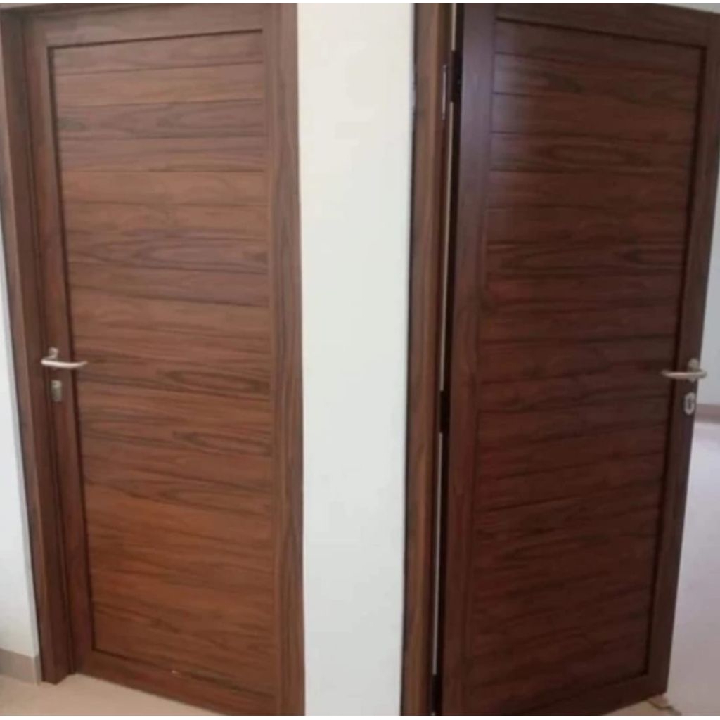Jual PINTU PANEL ACP MOTIF URAT KAYU | Shopee Indonesia