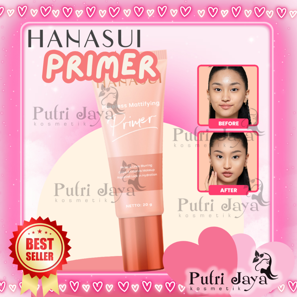 Jual HANASUI Poreless Mattifying Primer | PRIMER MAKEUP | Shopee Indonesia