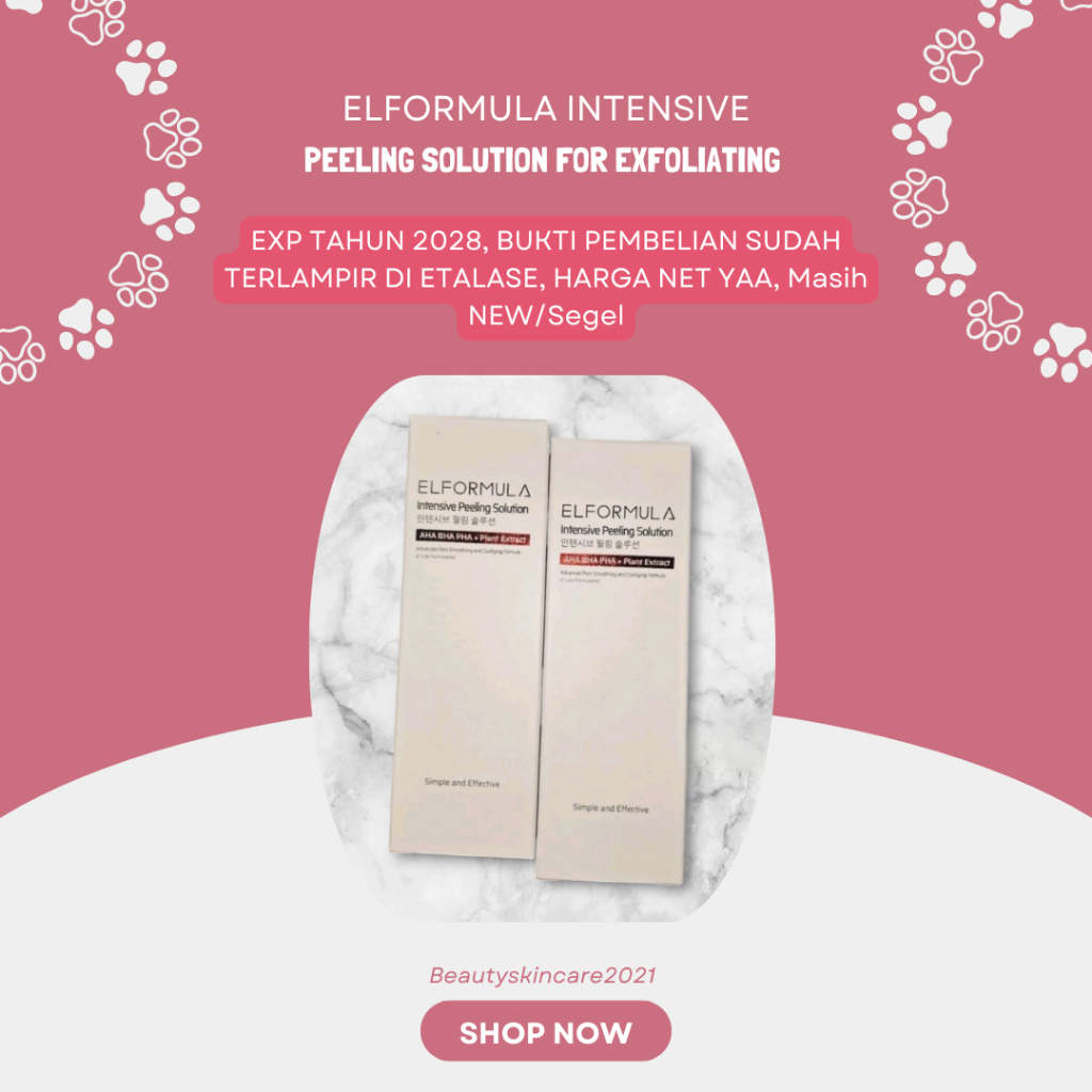 Jual [NEW] ELFORMULA Intensive Peeling Solution for Exfoliating ...