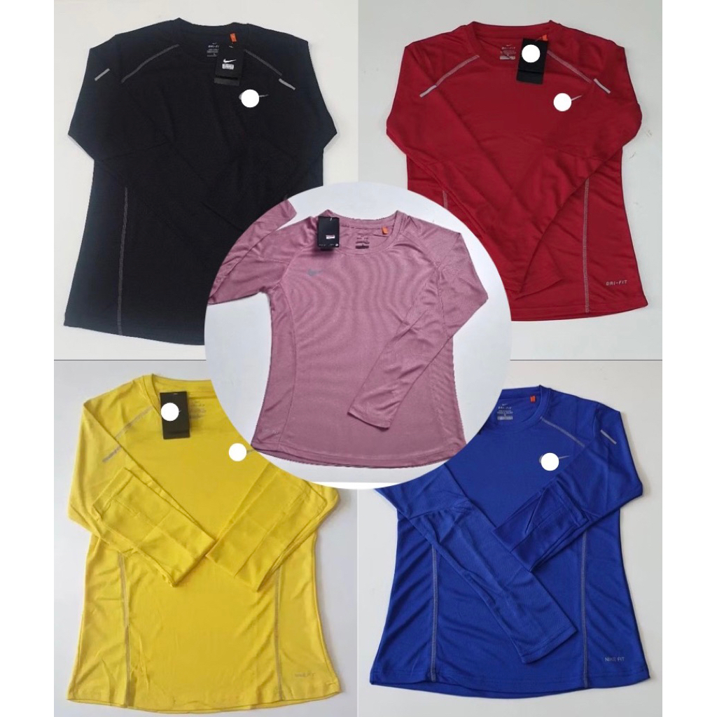 Jual baju running, baju olahraga wanita lengan panjang, baju olahraga ...