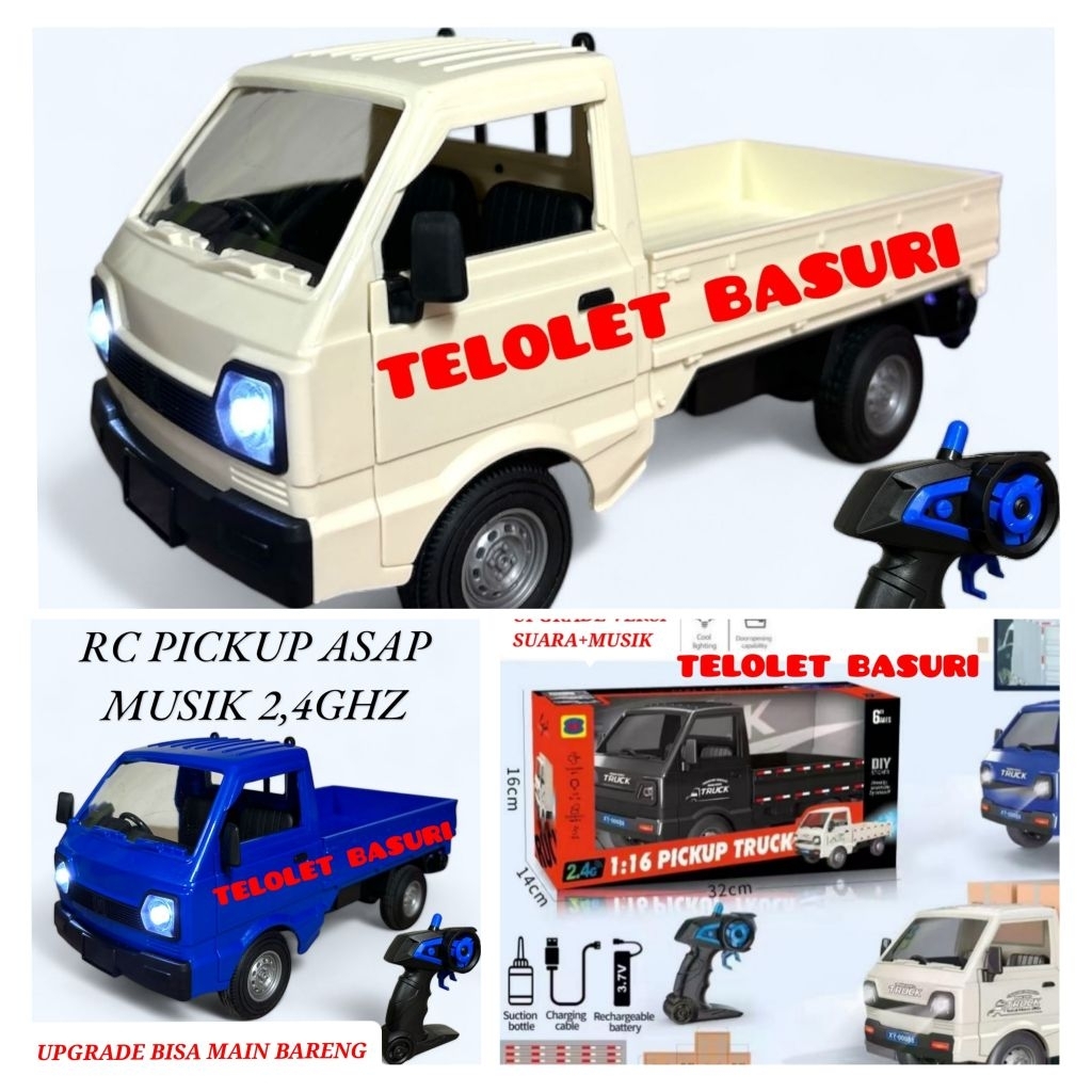 Jual Mobil Remote Control RC Carry Pickup Suara Mesin Keluar Asap Box ...
