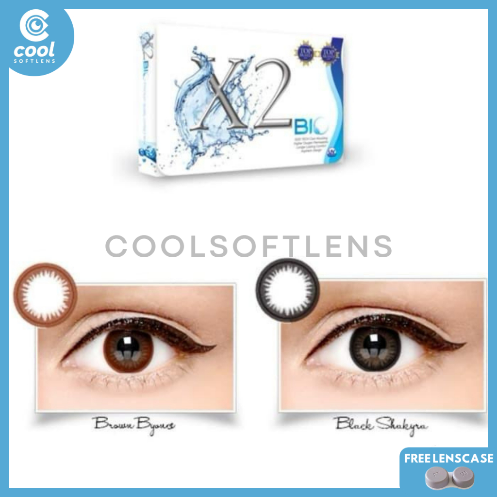 Jual Softlens X2 BIO 1TONE 14,5 MM Normal & Minus (-0,50 S/D -10,00) By ...