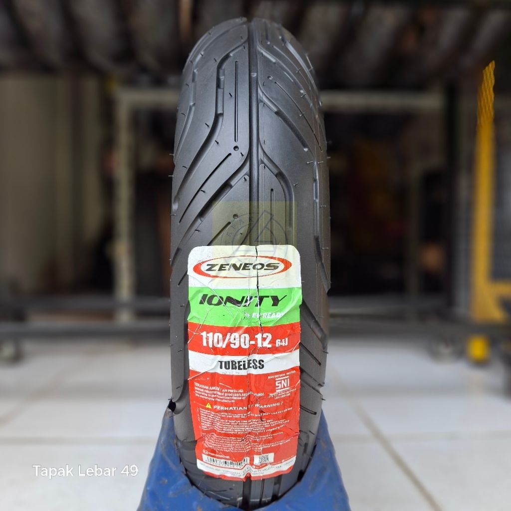 Jual Ban ZENEOS Ionity 110/90-12 Ring 12 Tubeless 64J Ban Harian Motor ...