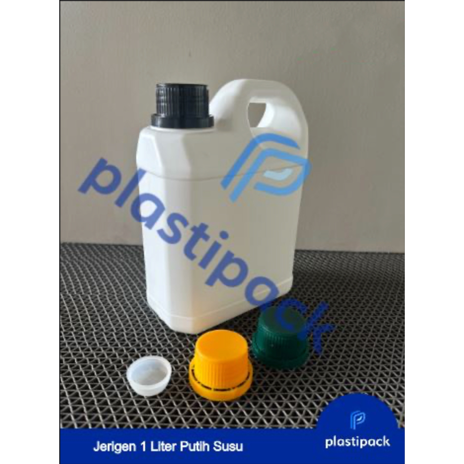 Jual Jerigen 1 Liter HDPE - PUTIH SUSU | Shopee Indonesia